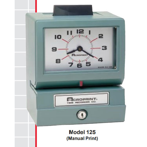Acroprint 125 y 150 | SISTEMAS DIGITALES DE SEGURIDAD HU